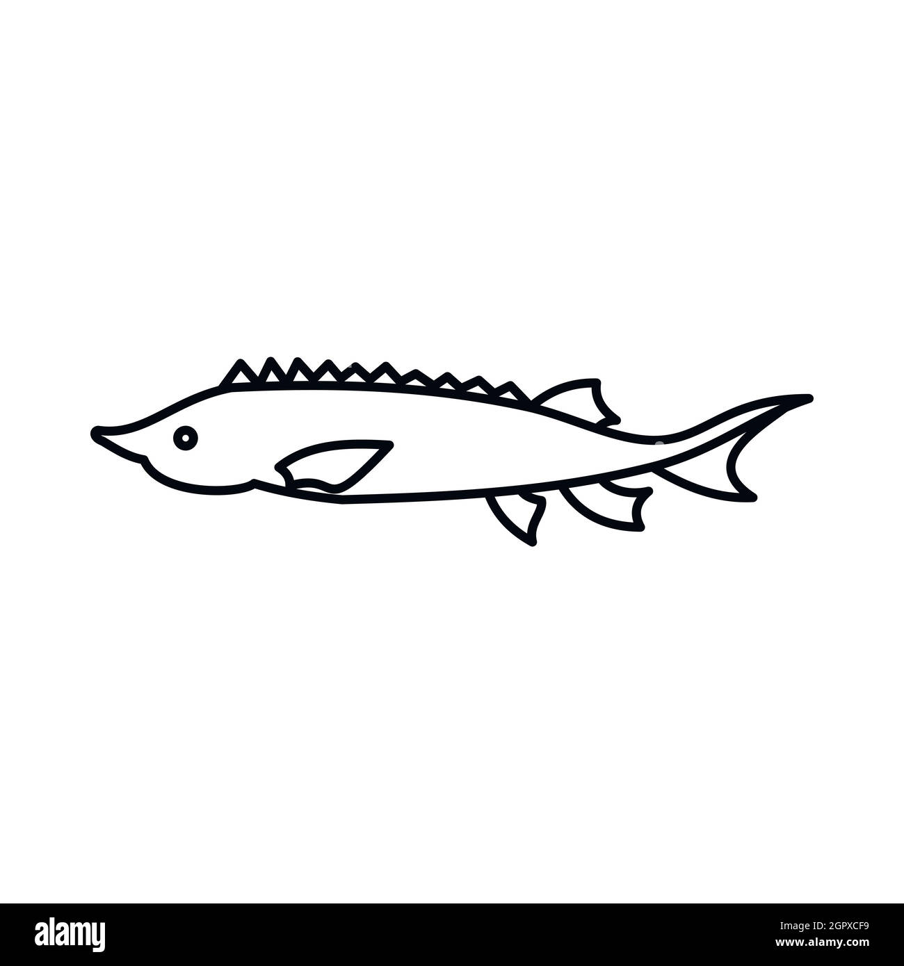 Fresh marine fish Stock Vector Images - Alamy