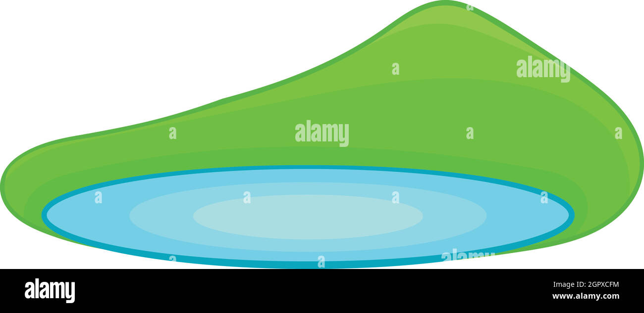 Lake rock garden in Stock Vector Images - Alamy