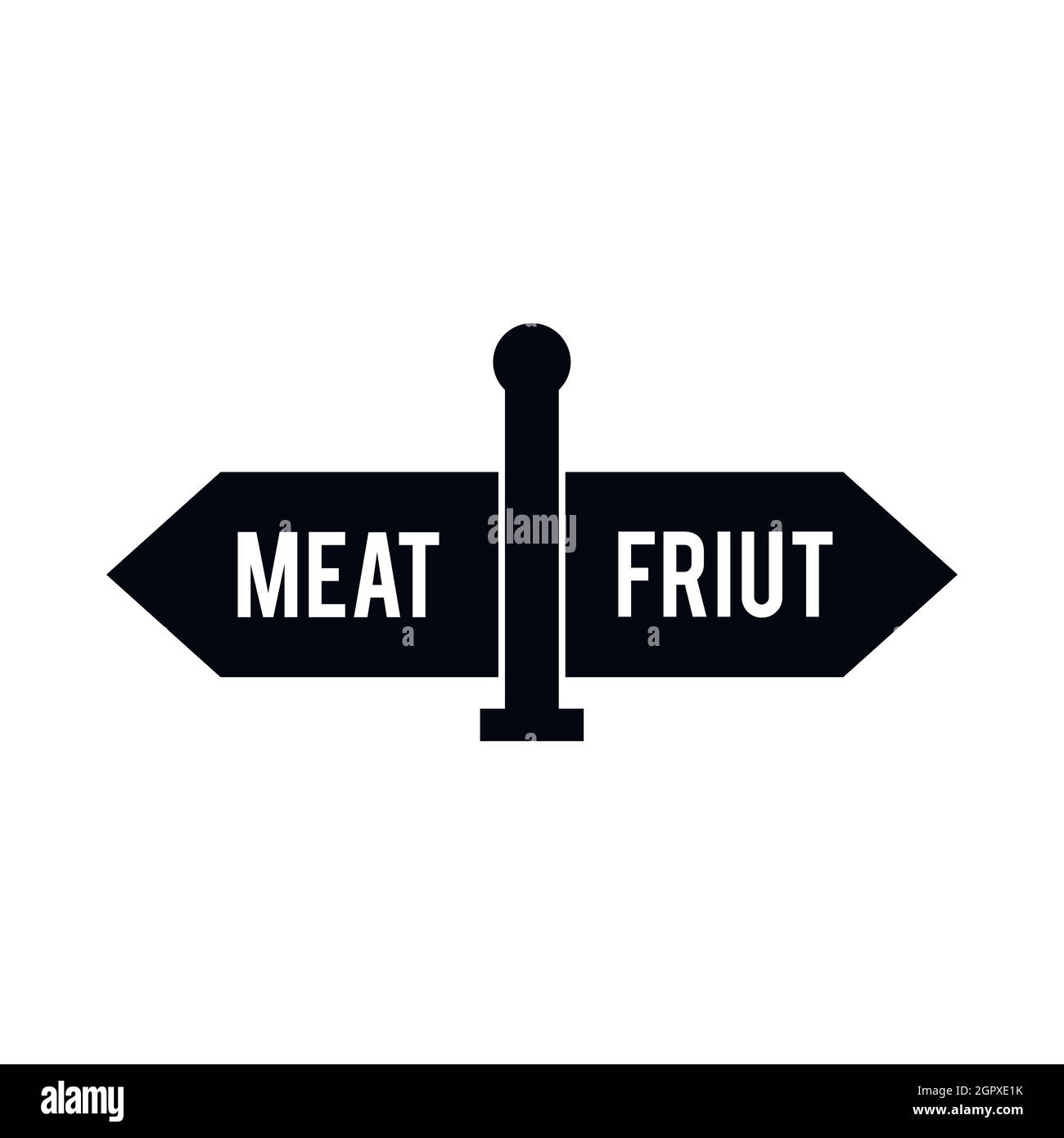 Sign pointer board in Stock Vector Images - Alamy