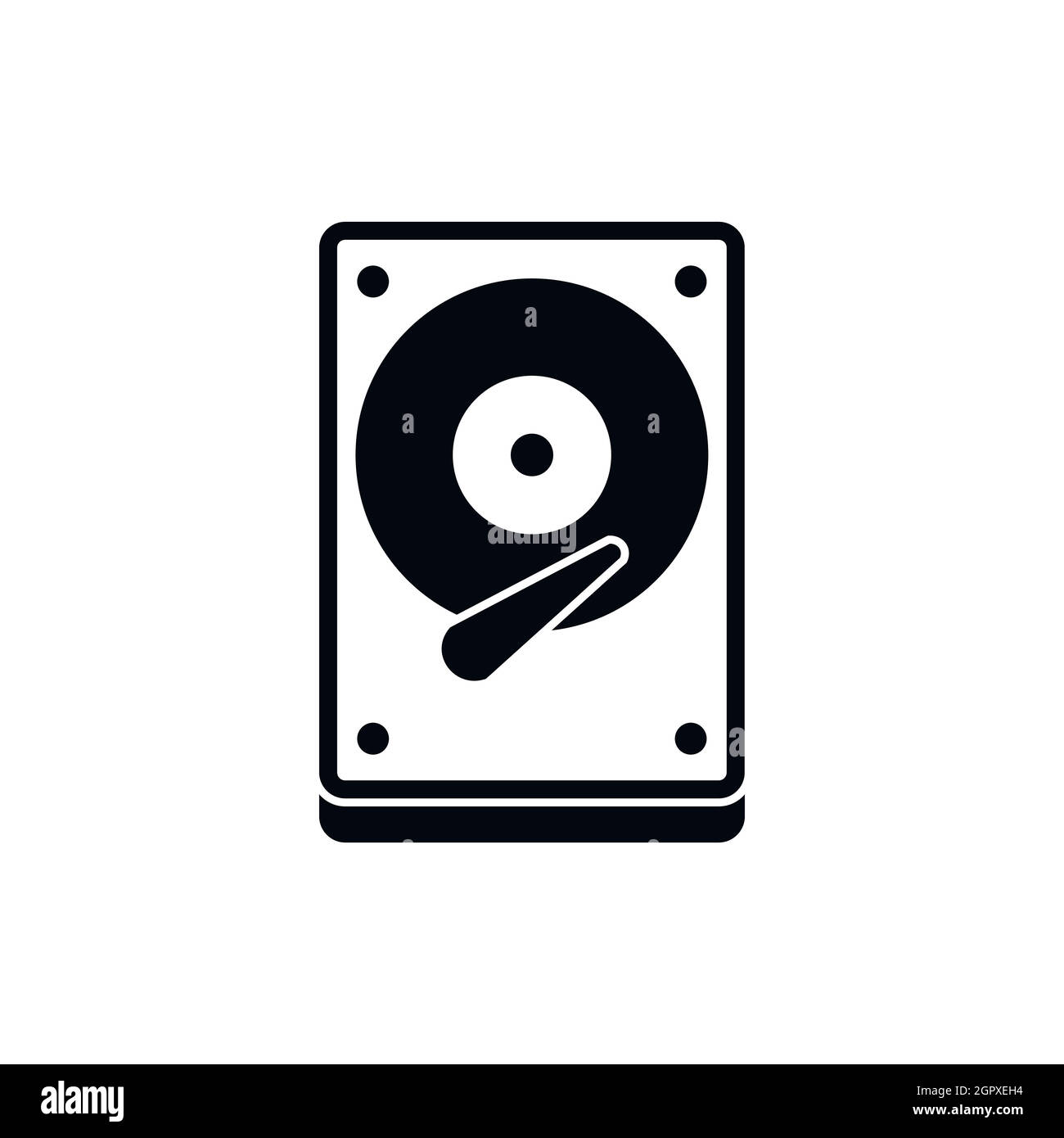 System disk icon simple Cut Out Stock Images & Pictures - Alamy