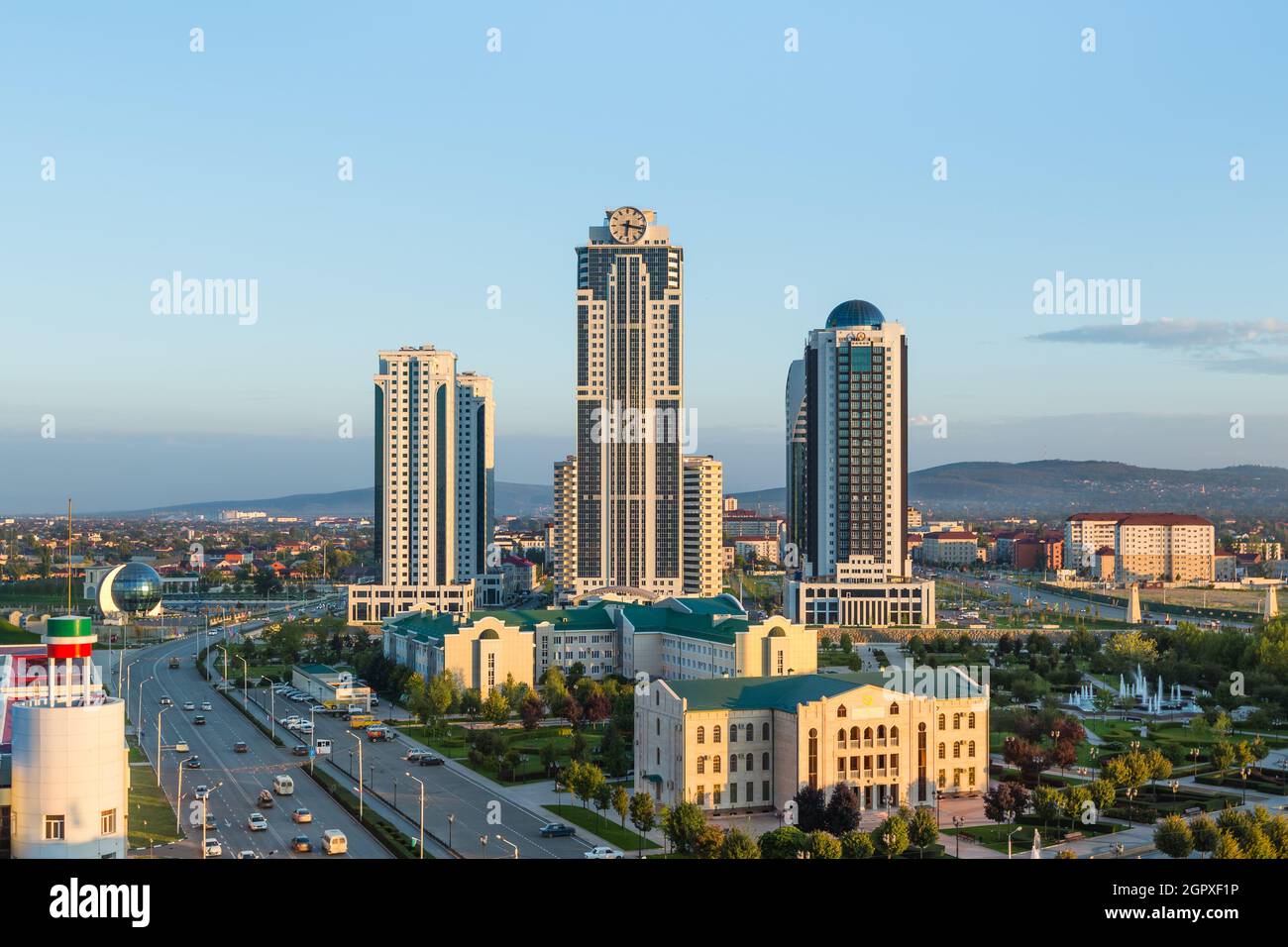 Grozny russia buildings hi-res stock photography and images - Alamy