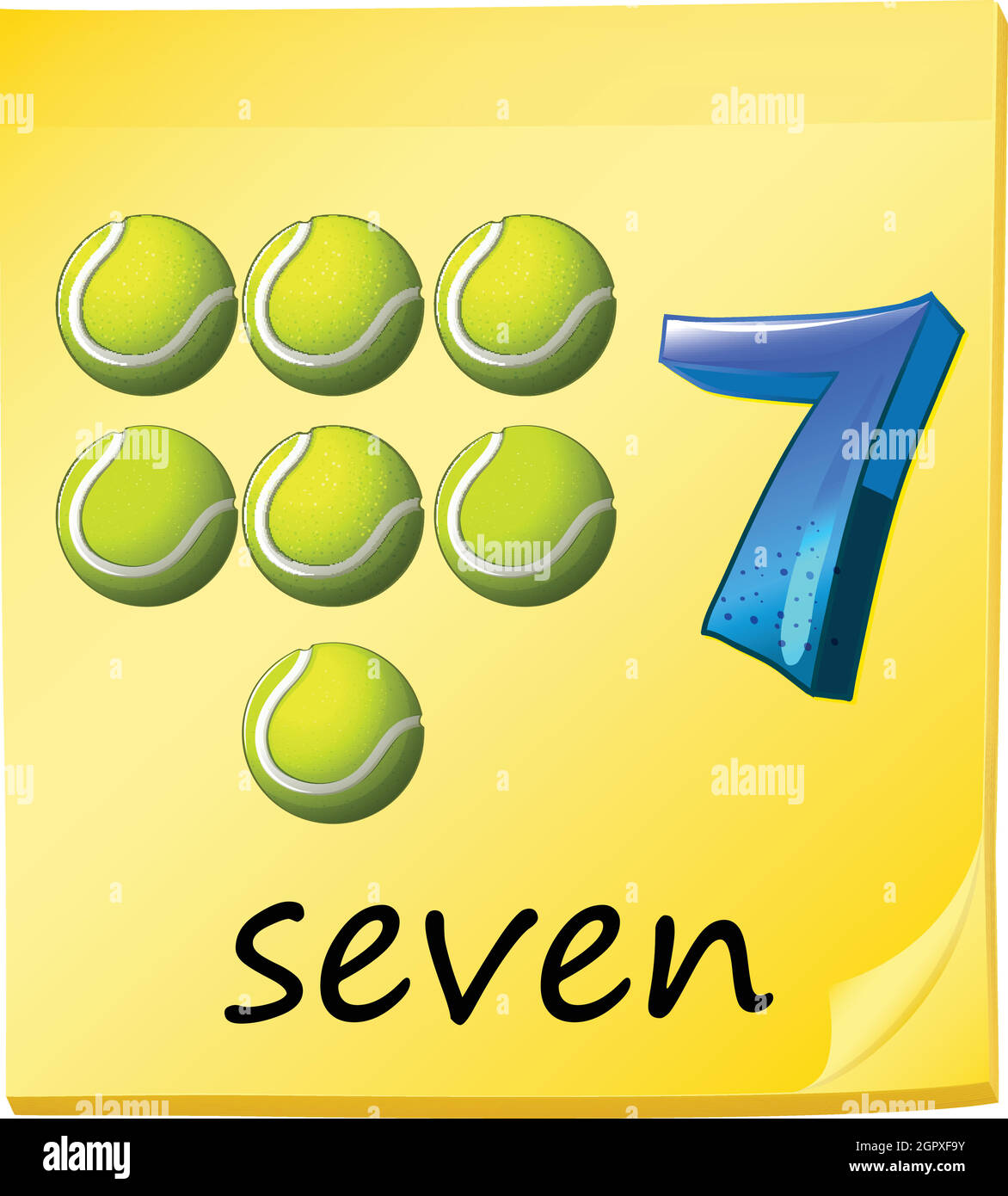 Circle seven Stock Vector Images - Alamy