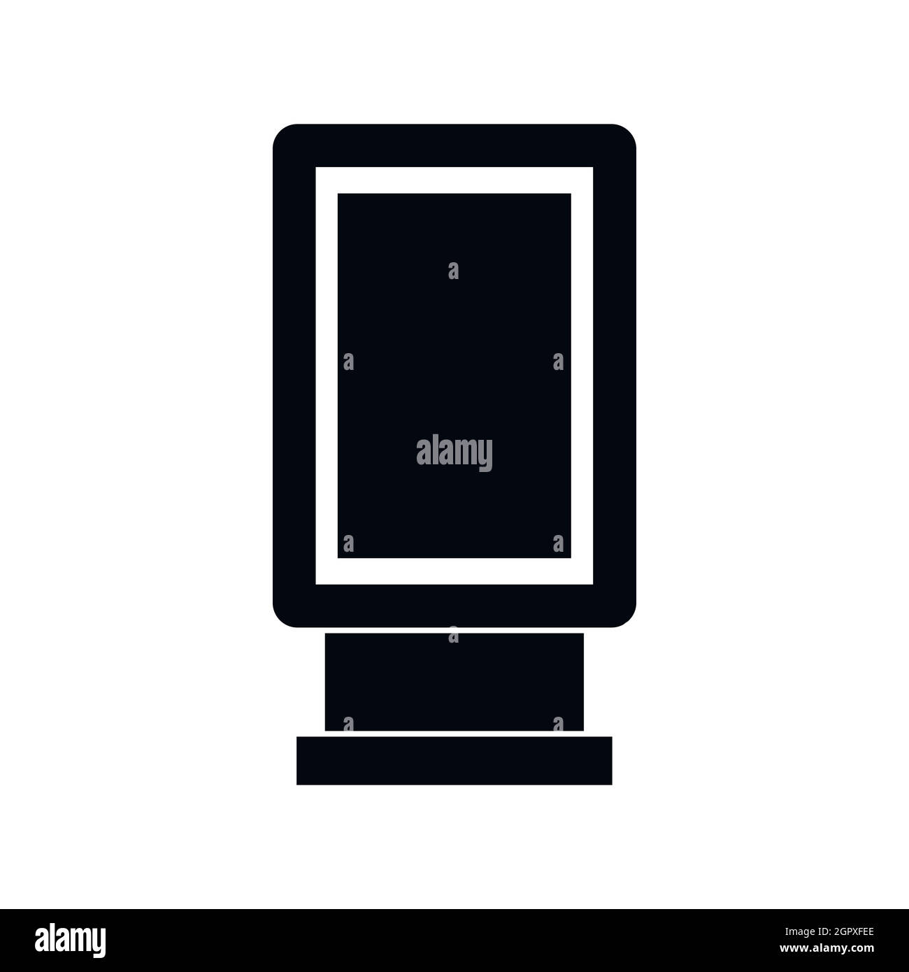 Advertising signs icon, simple style Stock Vector Image & Art - Alamy