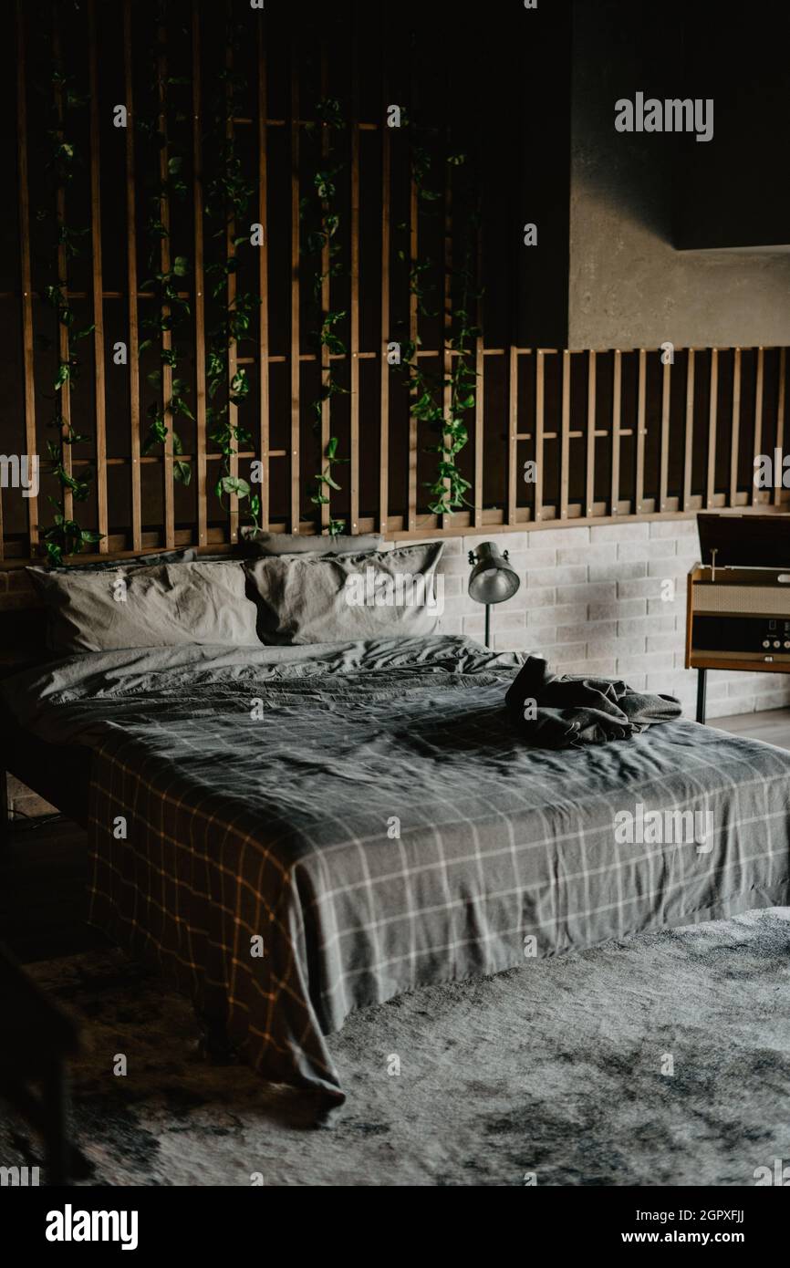 Empty Chairs And Table In Bed / Bedroom / Home Interior Design Stock ...