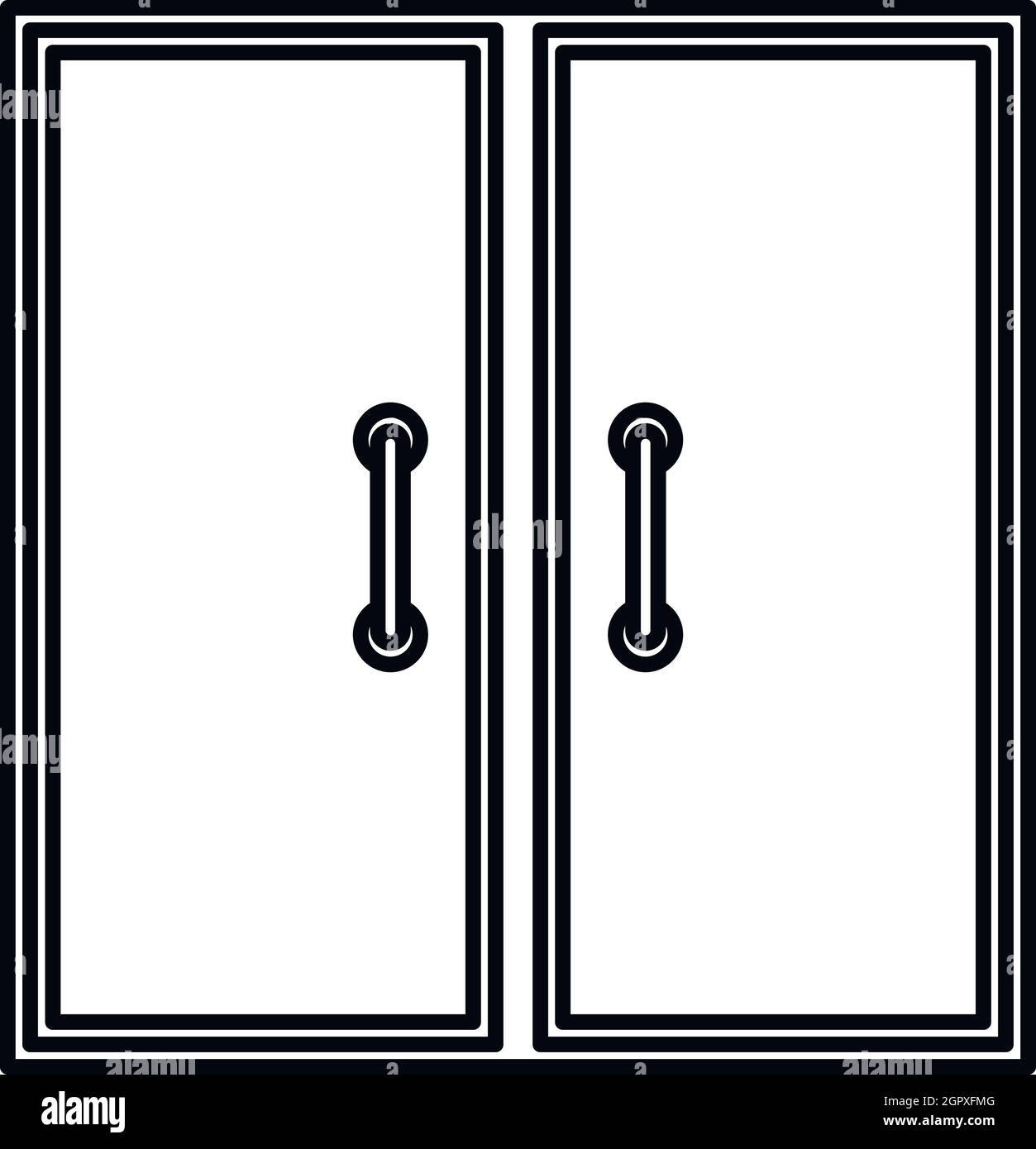 Vector modern glass two Stock Vector Images - Alamy