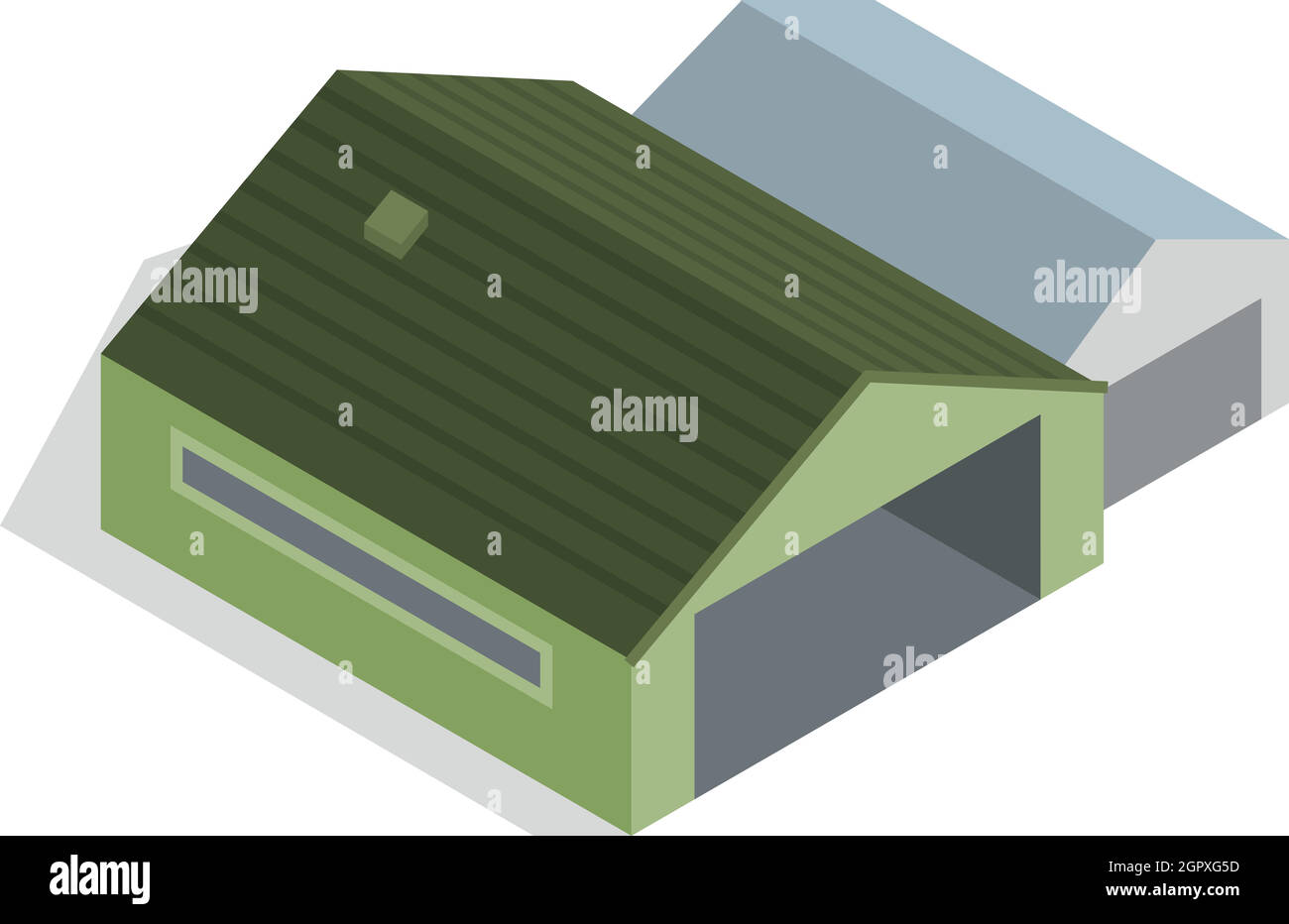 Hangar icon, isometric 3d style Stock Vector Image & Art - Alamy
