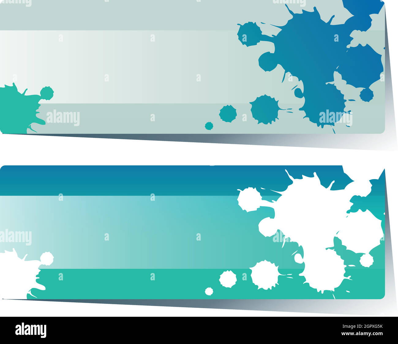 Label design with blue splash Stock Vector Image & Art - Alamy