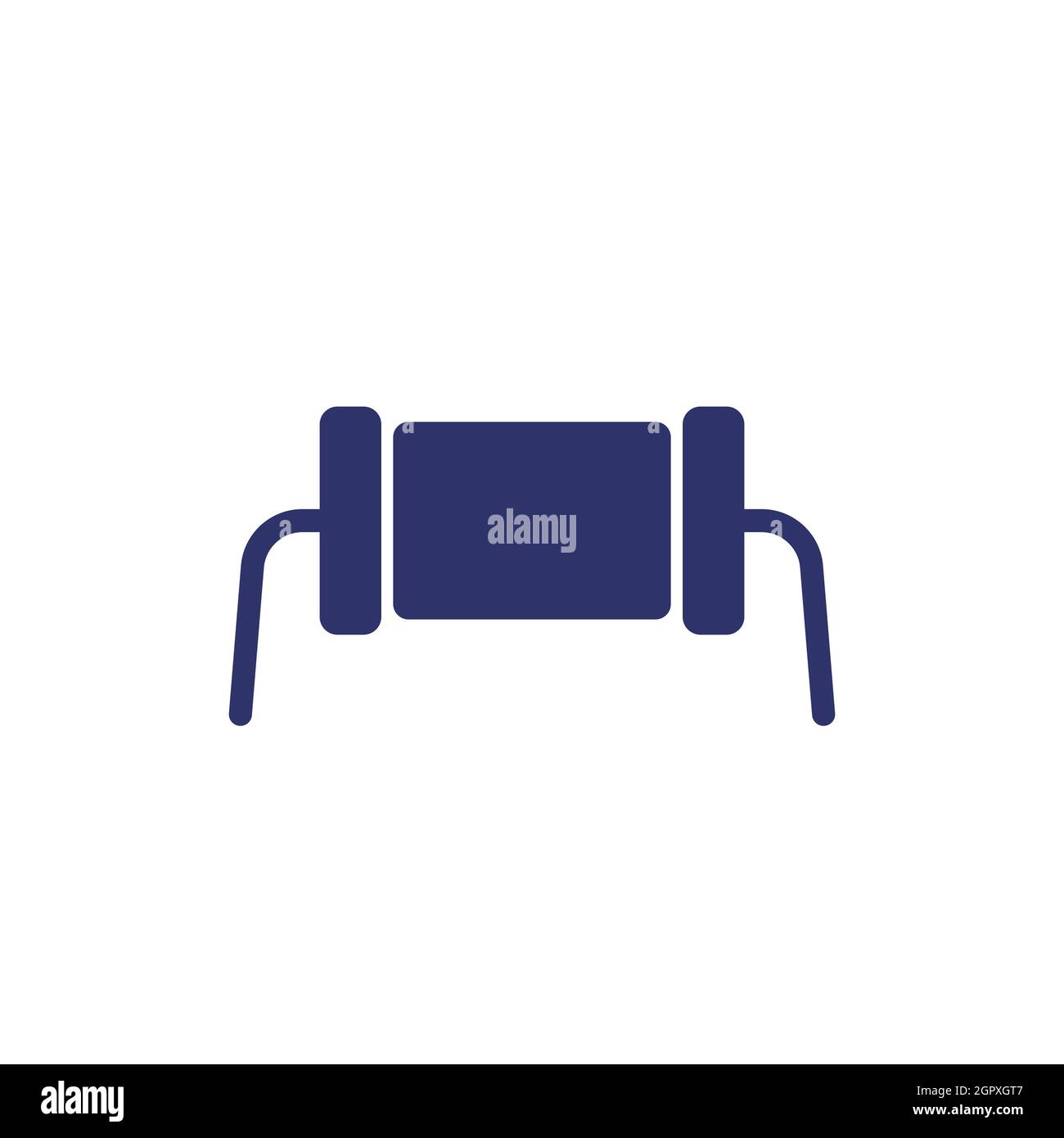 resistor icon on white, vector Stock Vector Image & Art - Alamy
