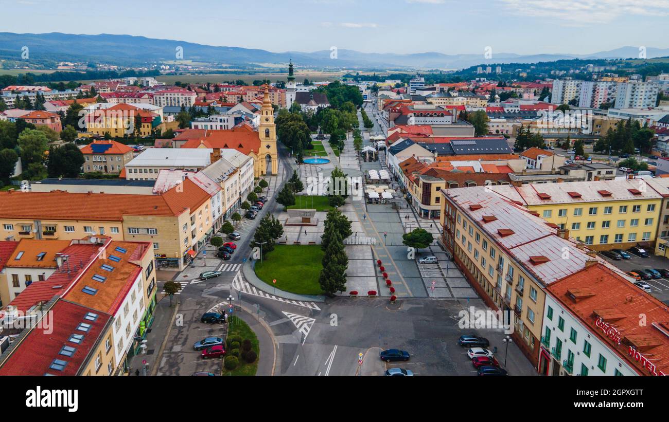 Aerial view of the city of Zvolen in Slovakia Stock Photo - Alamy