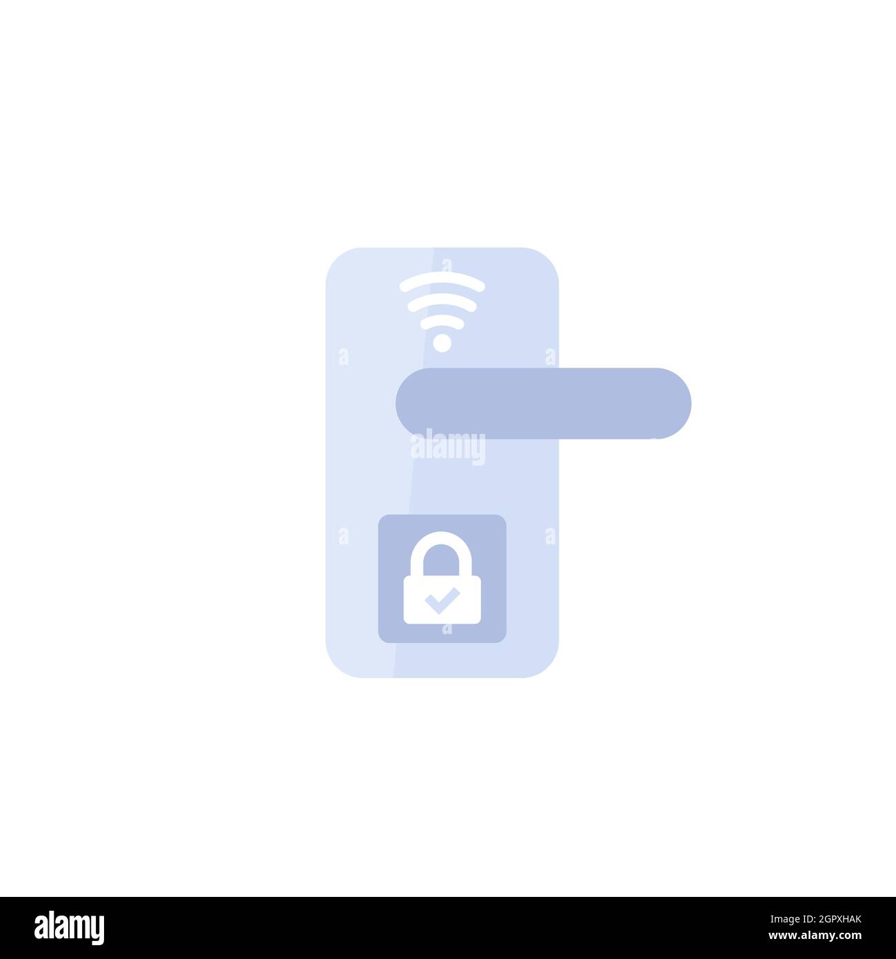 smart door lock vector icon Stock Vector Image & Art - Alamy