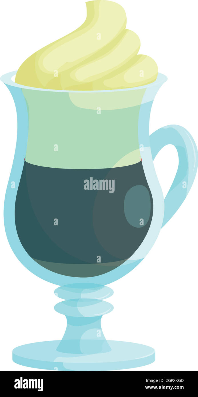 Coffee cocktail isolated Stock Vector Images - Alamy