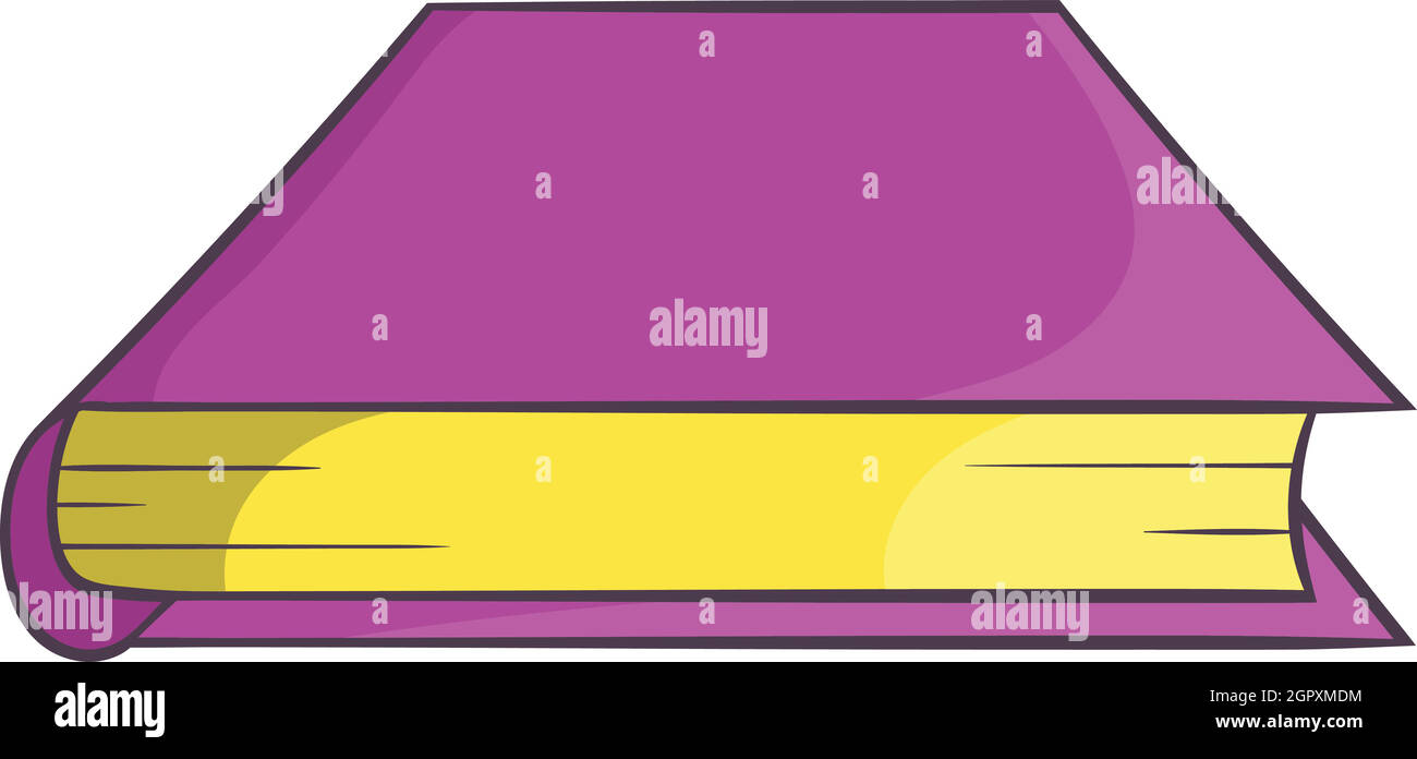 Thick book icon, cartoon style Stock Vector Image & Art - Alamy