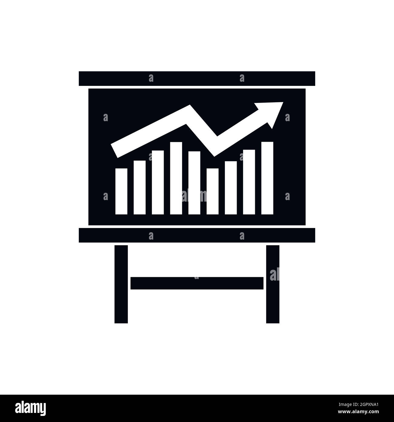 Data presentation icon Cut Out Stock Images & Pictures - Alamy