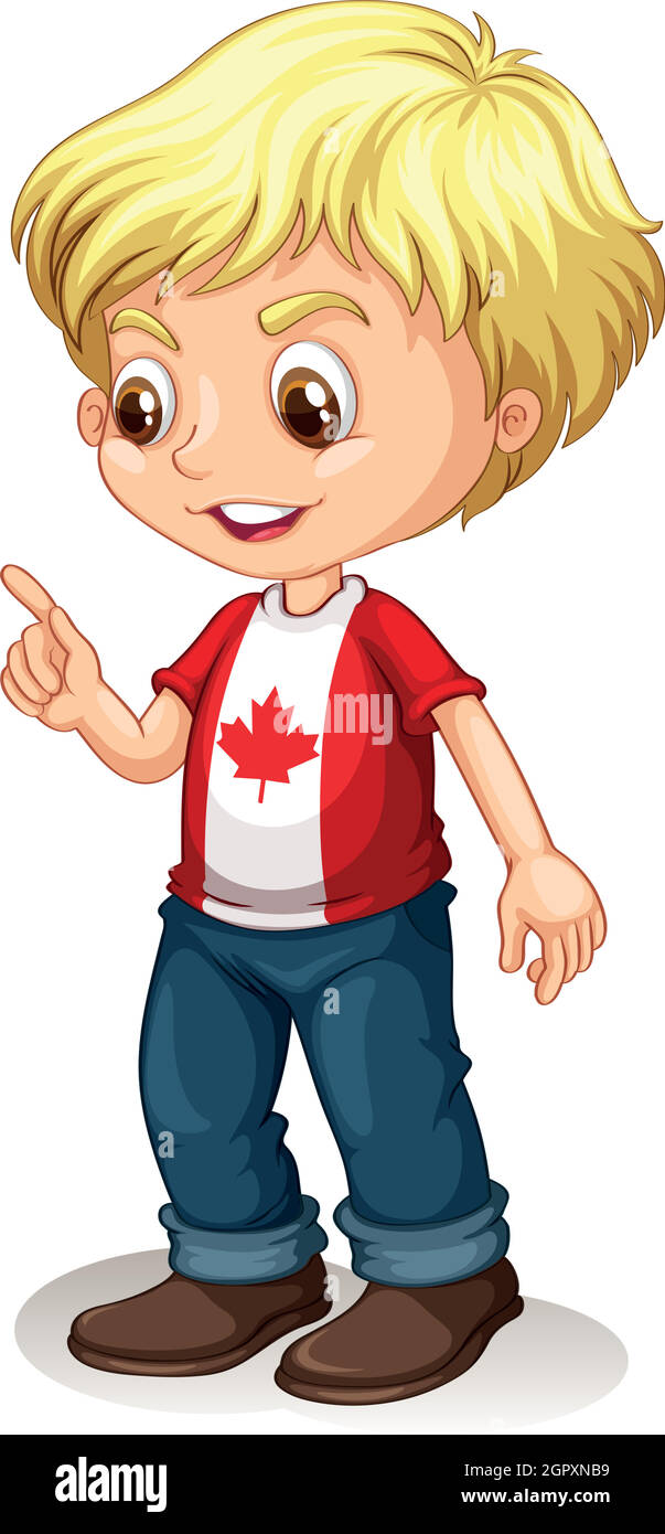 Cartoon boy pointing Stock Vector Images - Alamy