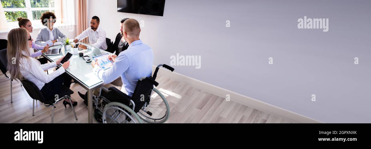 Diverse Business People Group At Workplace. Staff Meeting Stock Photo ...