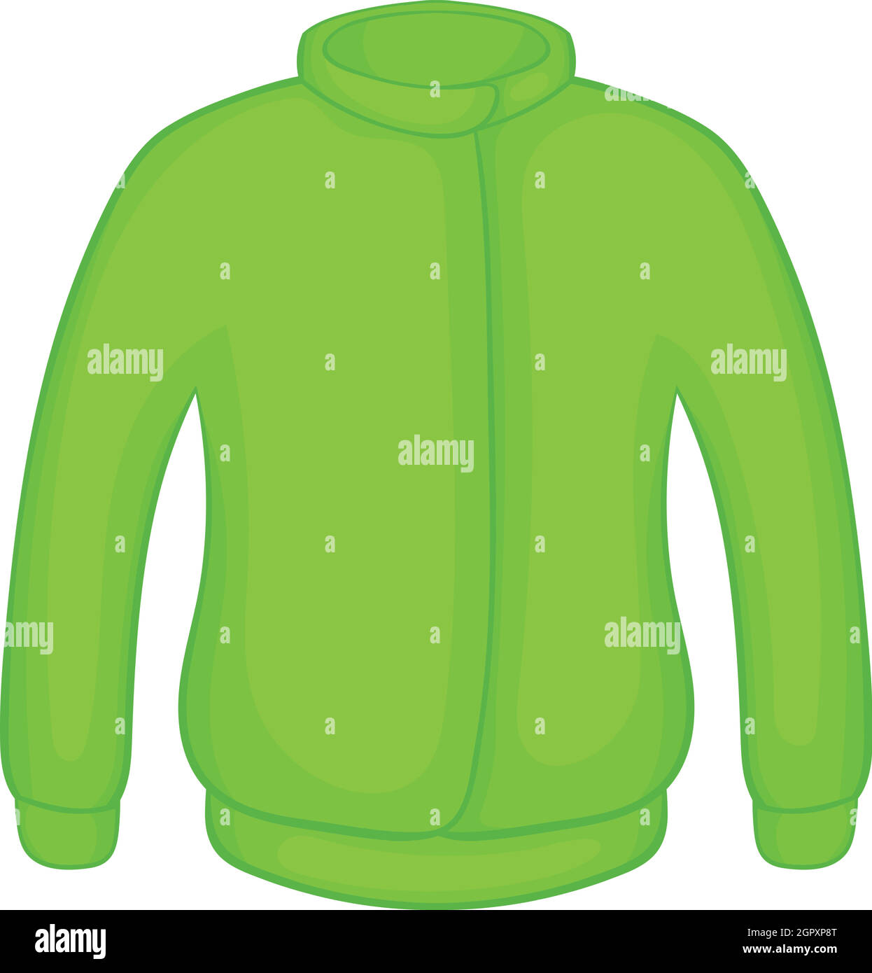 Green army style jacket Stock Vector Images - Alamy