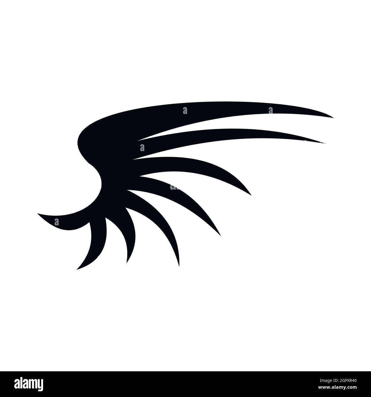 Wing icon, simple style Stock Vector Image & Art - Alamy