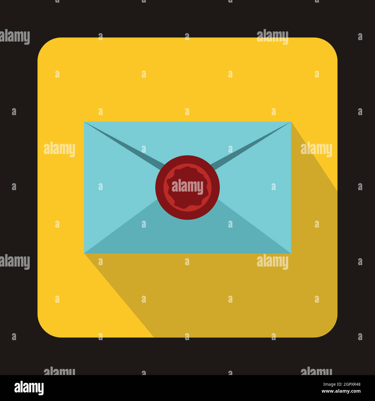 Red mail envelope hi-res stock photography and images - Alamy