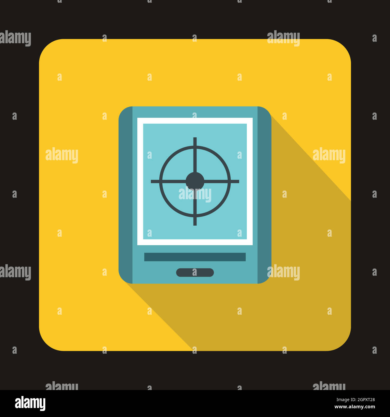 Radar icon in flat style Stock Vector Image & Art - Alamy
