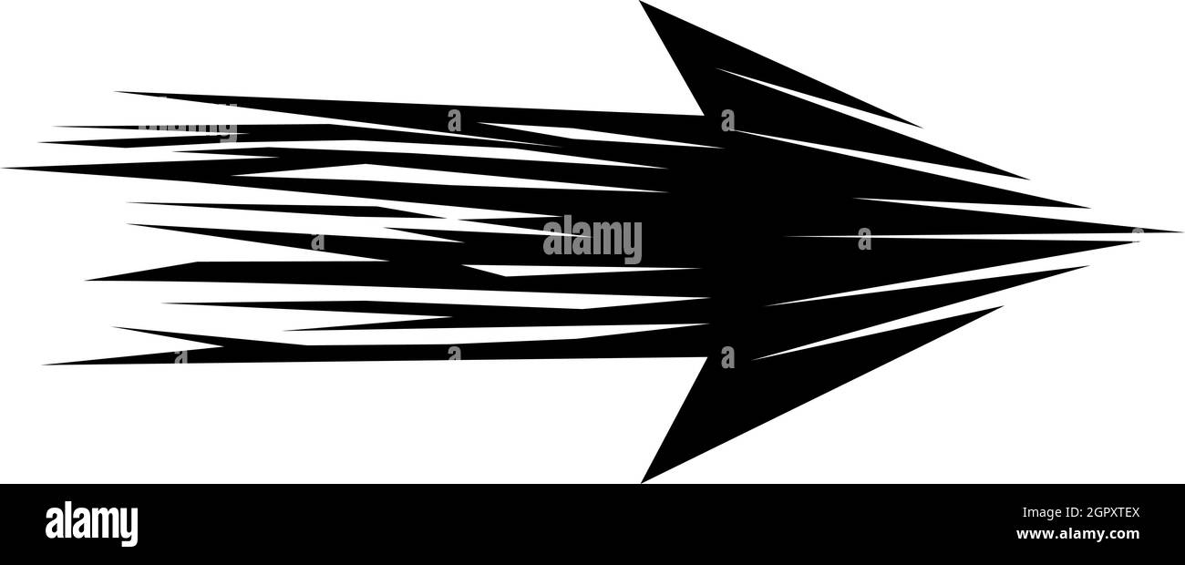 Linear abstract arrow icon, simple style Stock Vector Image & Art - Alamy