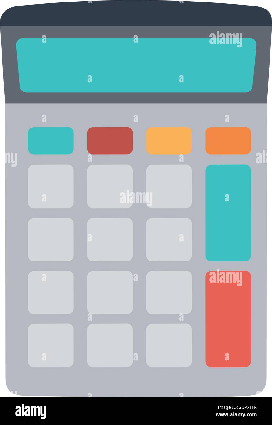 gray calculator illustration Stock Vector Image & Art - Alamy