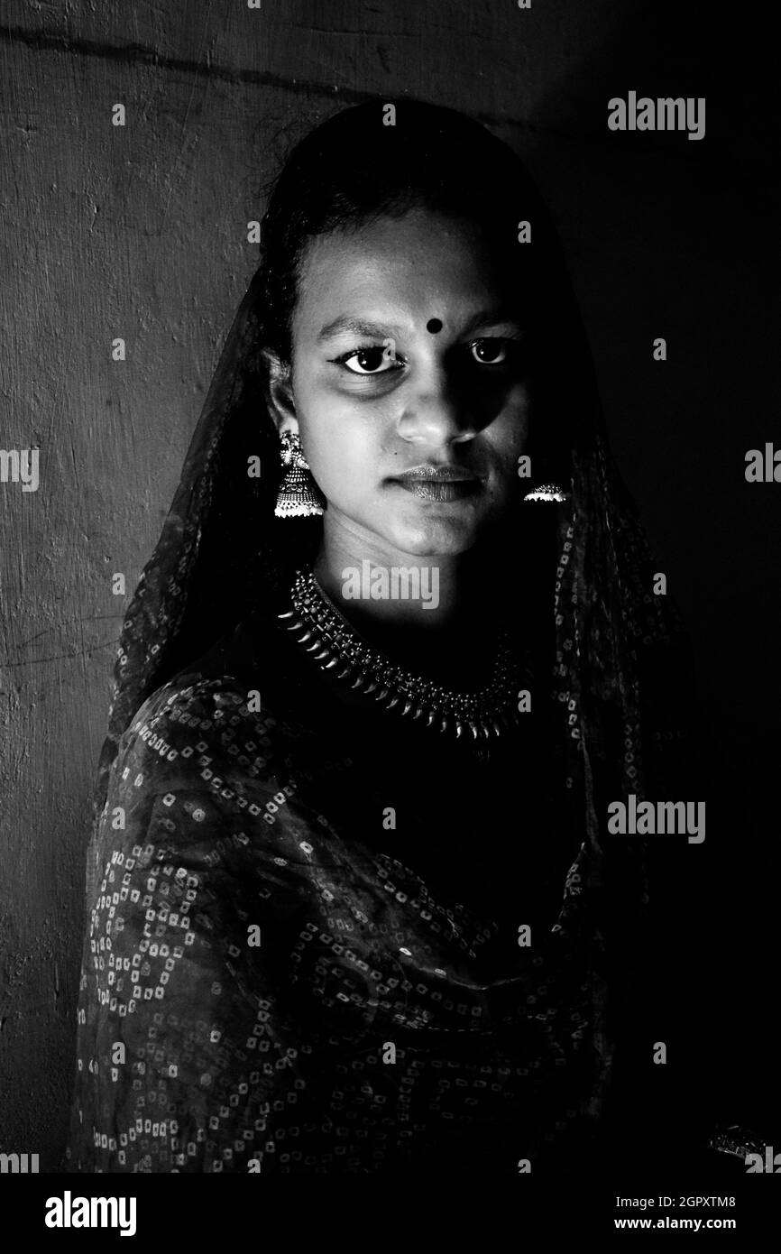 Girls with traditional dress Black and White Stock Photos & Images - Alamy
