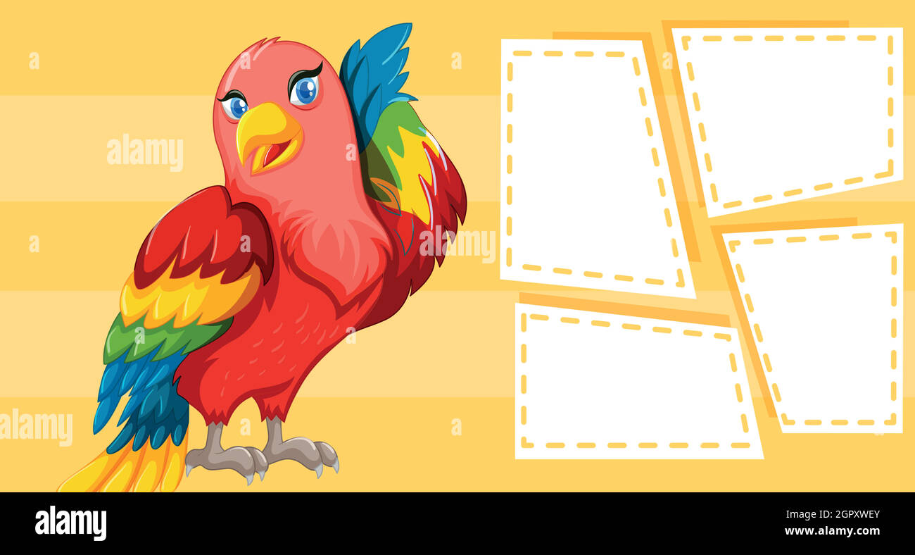 bird themed design for writing Stock Vector Image & Art - Alamy