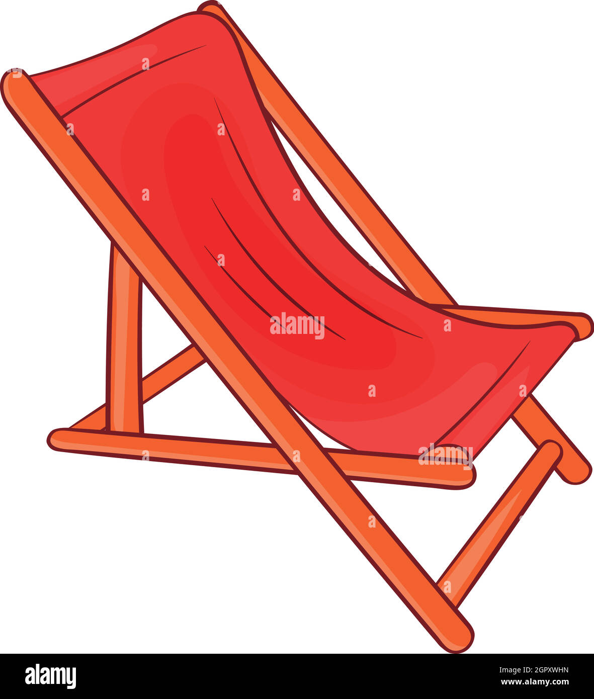 Rest area isolated cartoon Stock Vector Images - Alamy