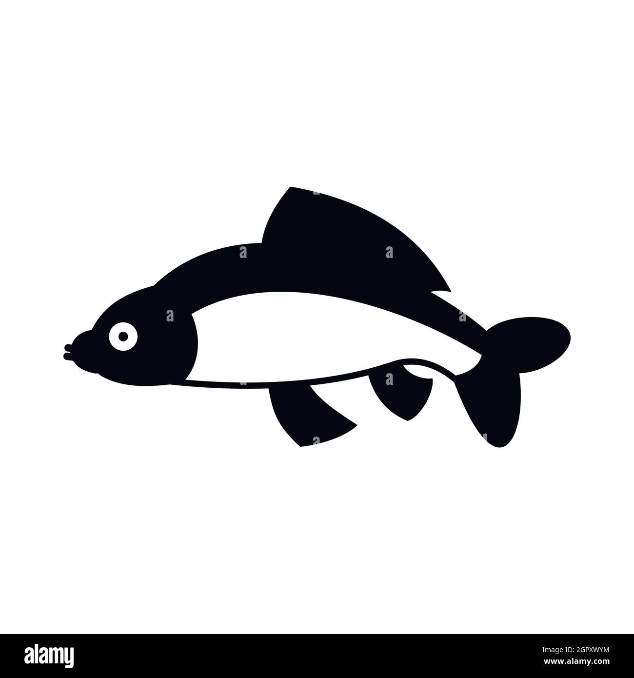 Fish icon, simple style Stock Vector Image & Art - Alamy