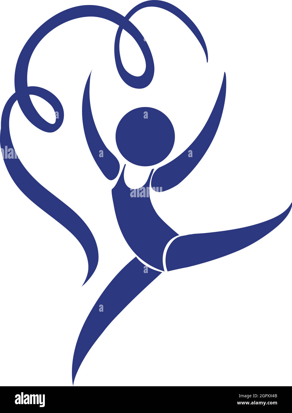 Gymnastics competition icon hi-res stock photography and images - Alamy