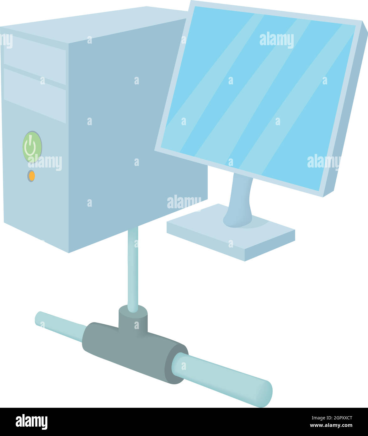 Computer icon, cartoon style Stock Vector Image & Art - Alamy