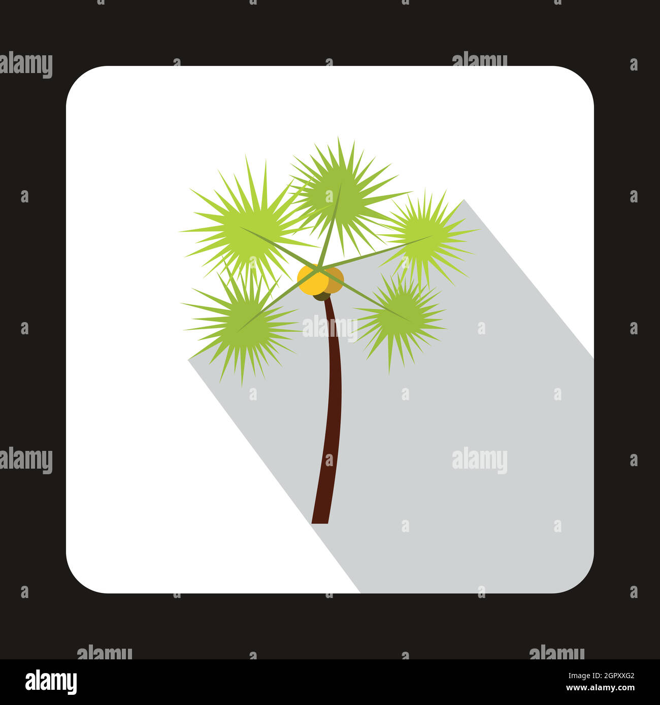 Coconut palm tree icon, flat style Stock Vector Image & Art - Alamy Coconut palm tree icon, flat style Stock Vector Image & Art - Alamy