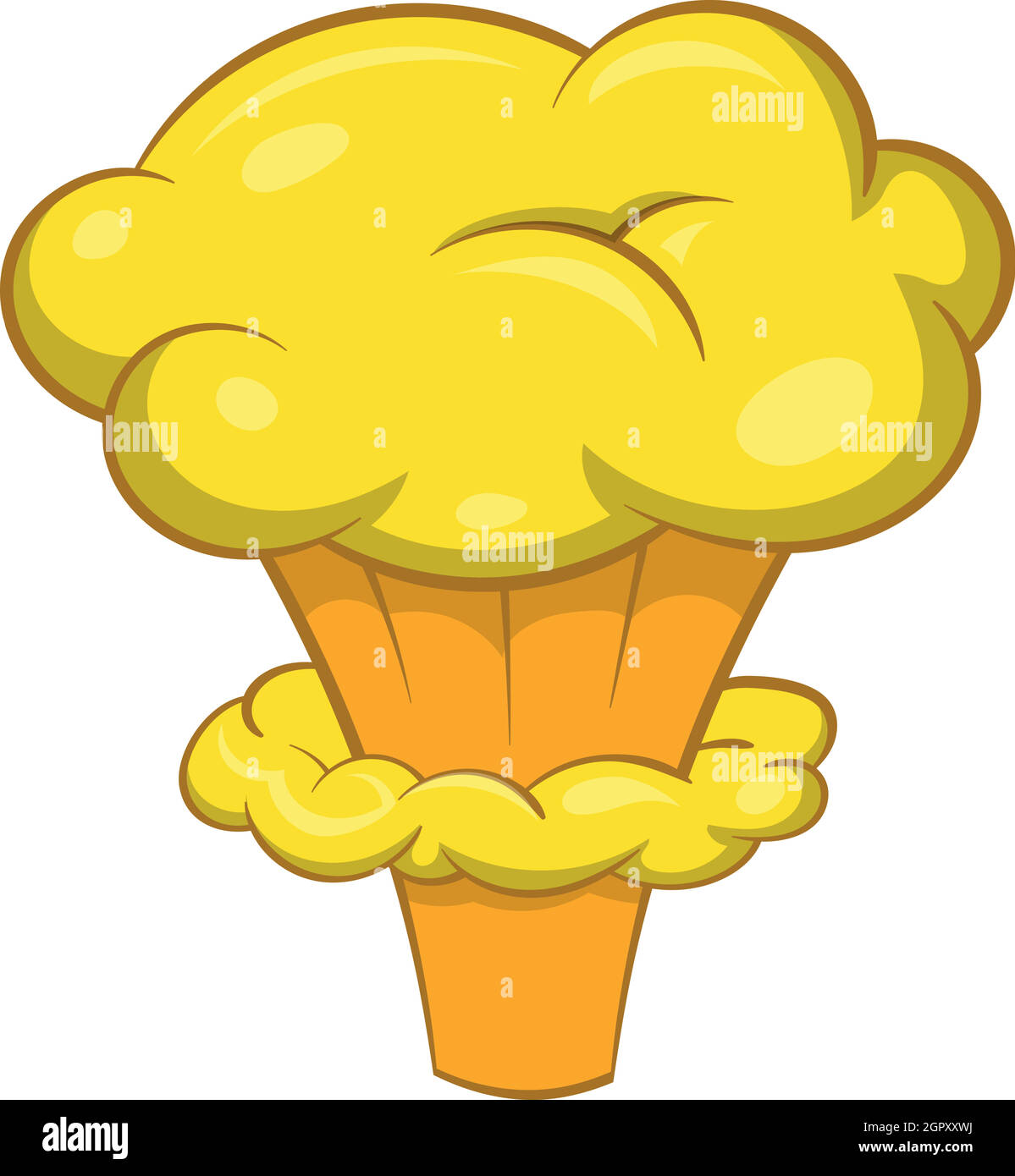 Explosion icon, cartoon style Stock Vector Image & Art - Alamy