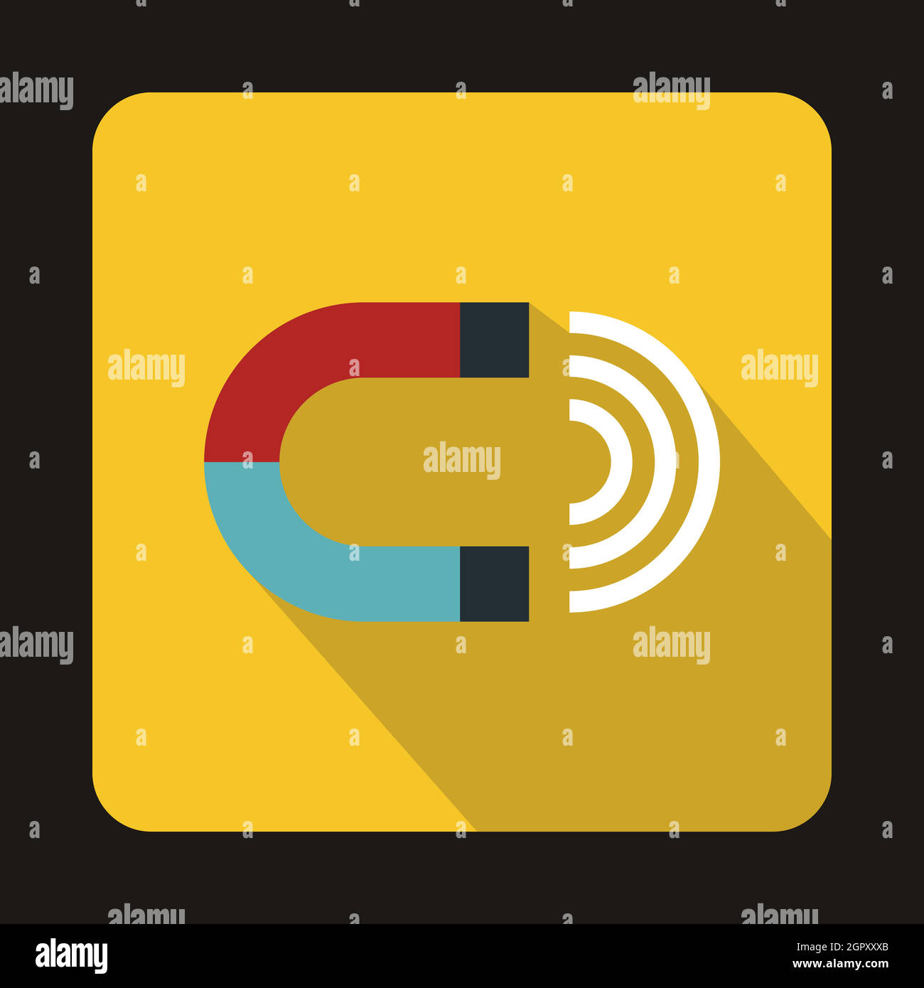Magnet icon in flat style Stock Vector Image & Art - Alamy