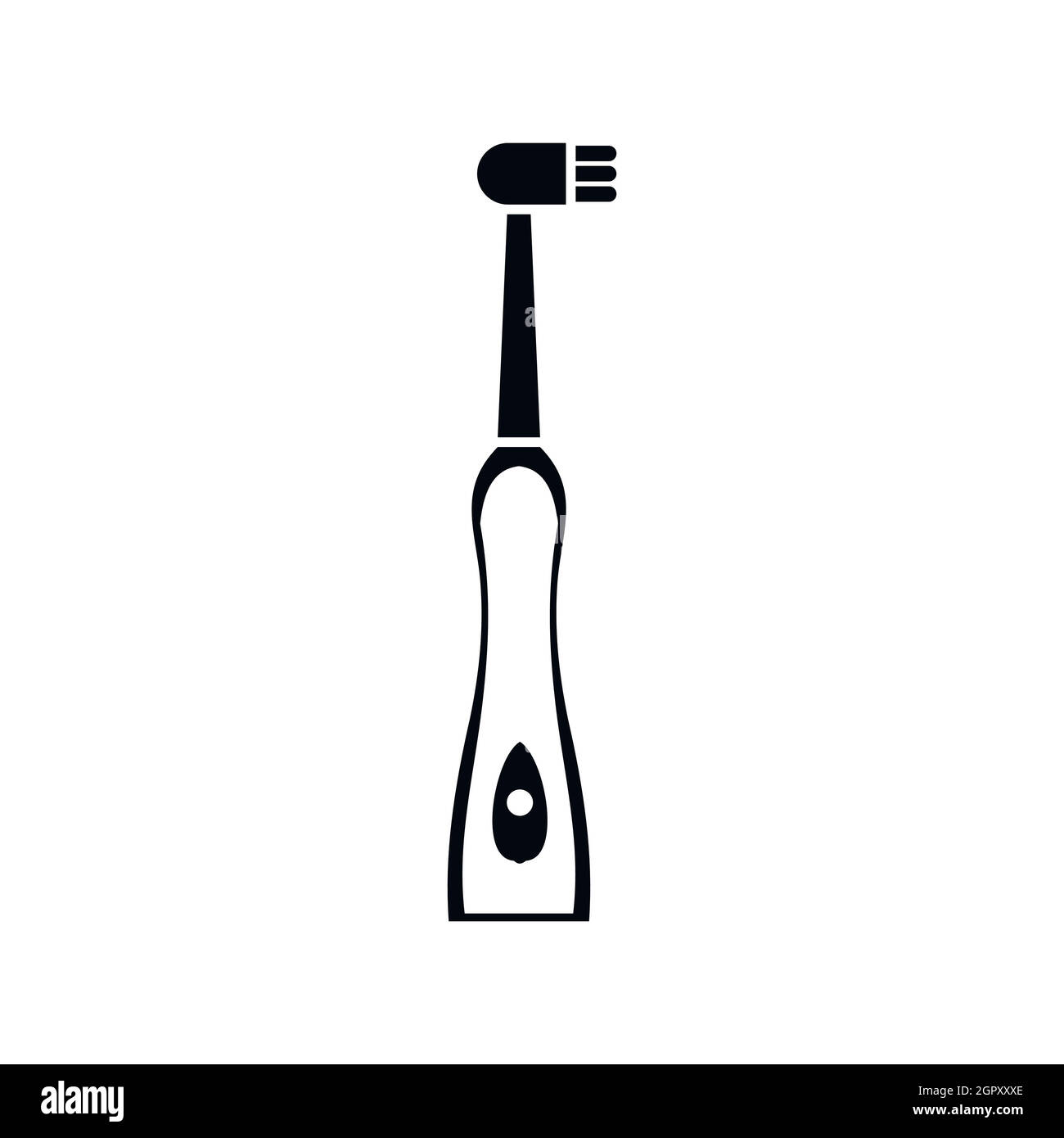 Black electric toothbrush icon Cut Out Stock Images & Pictures - Alamy