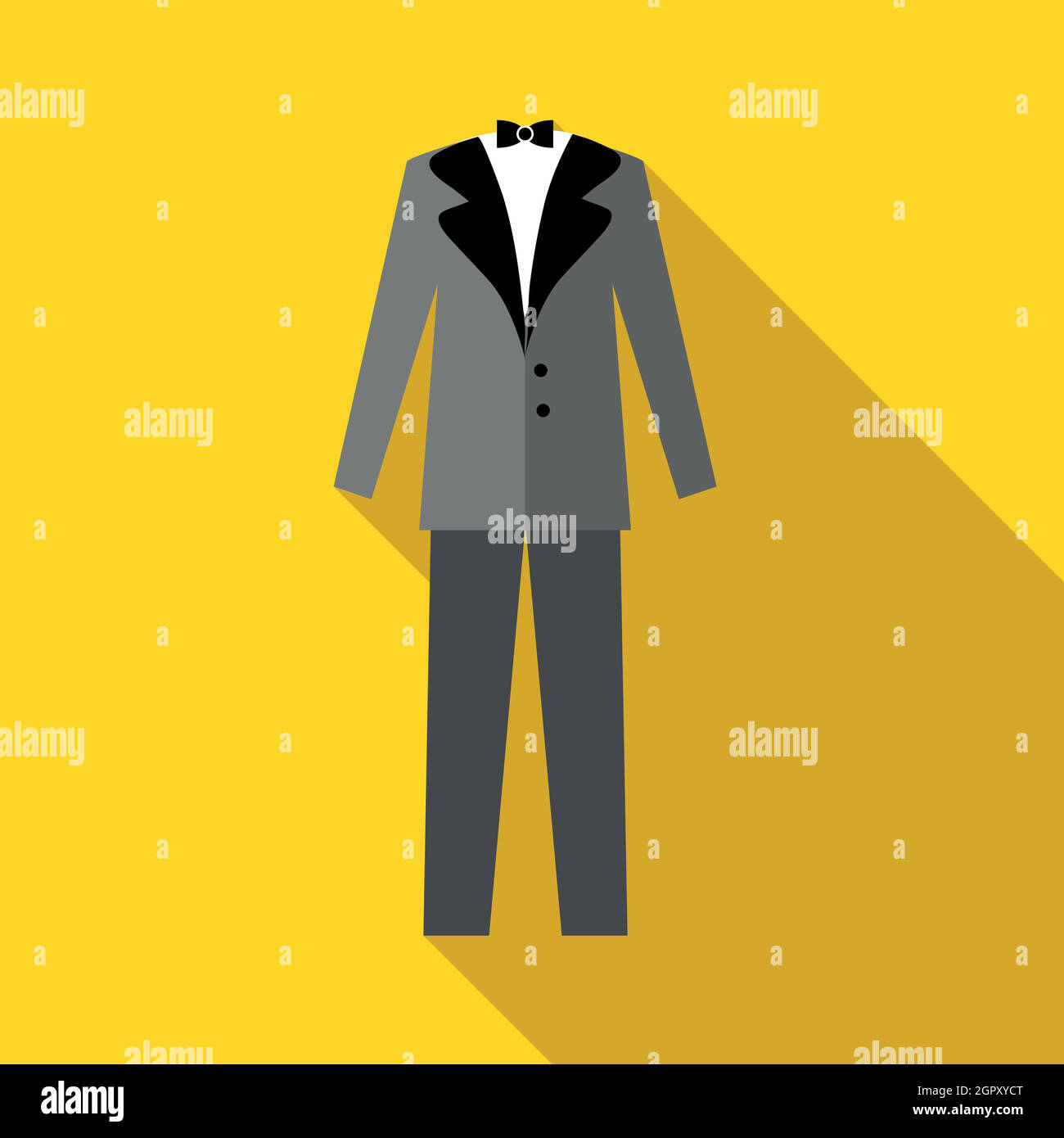 Mens wedding suit icon, flat style Stock Vector Image & Art - Alamy