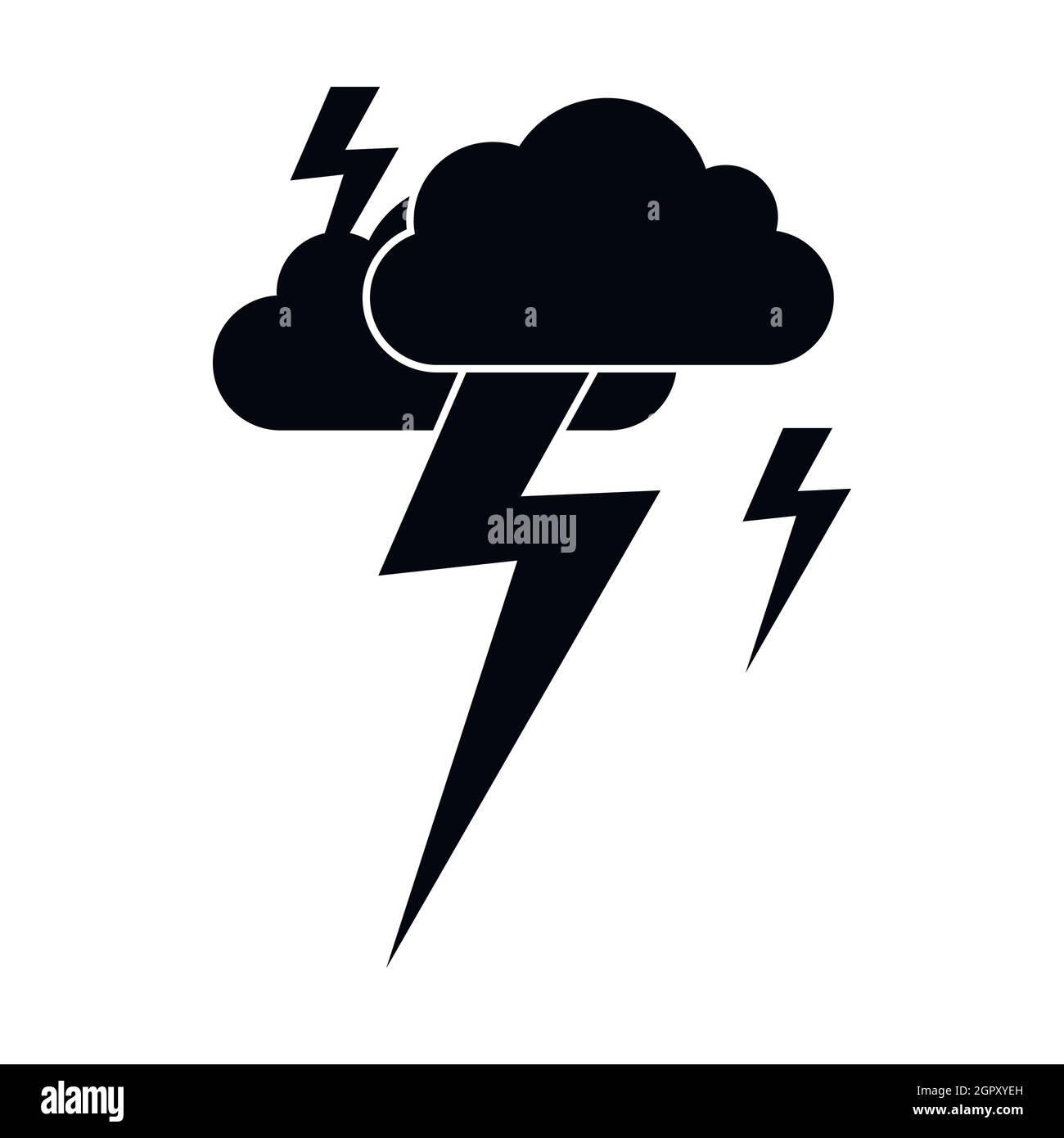 Heavy cloudy sky Stock Vector Images - Alamy