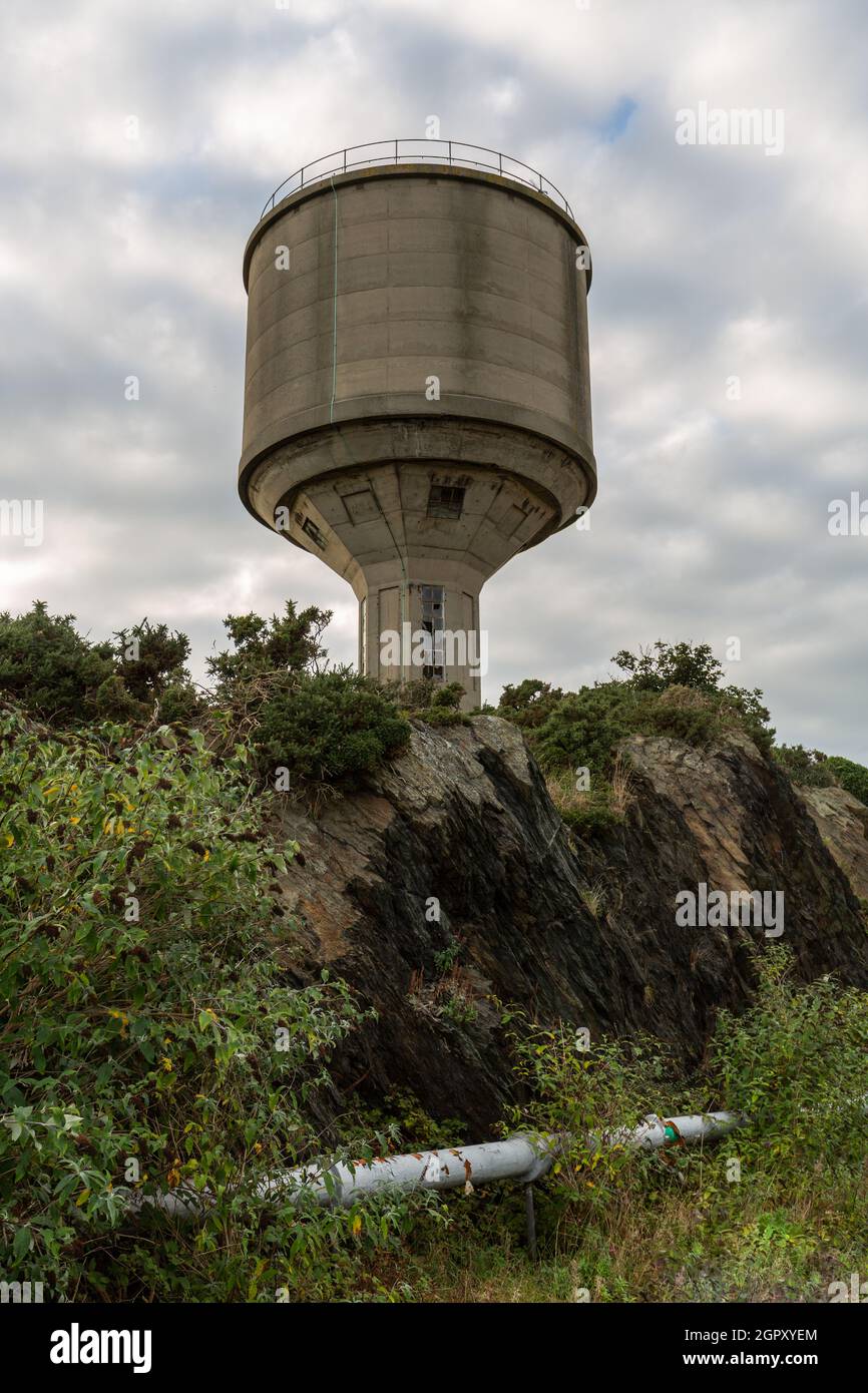 Water tower, Octel Bromine Works Stock Photo - Alamy