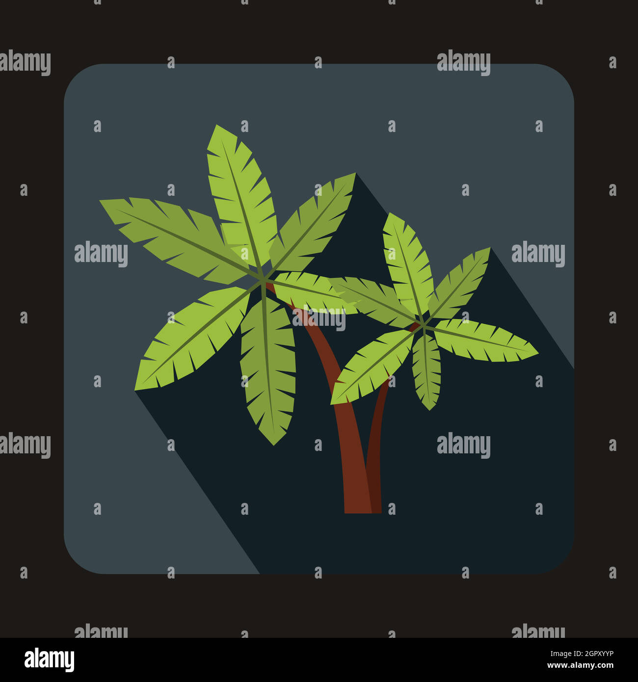 Paln tree Stock Vector Images - Alamy