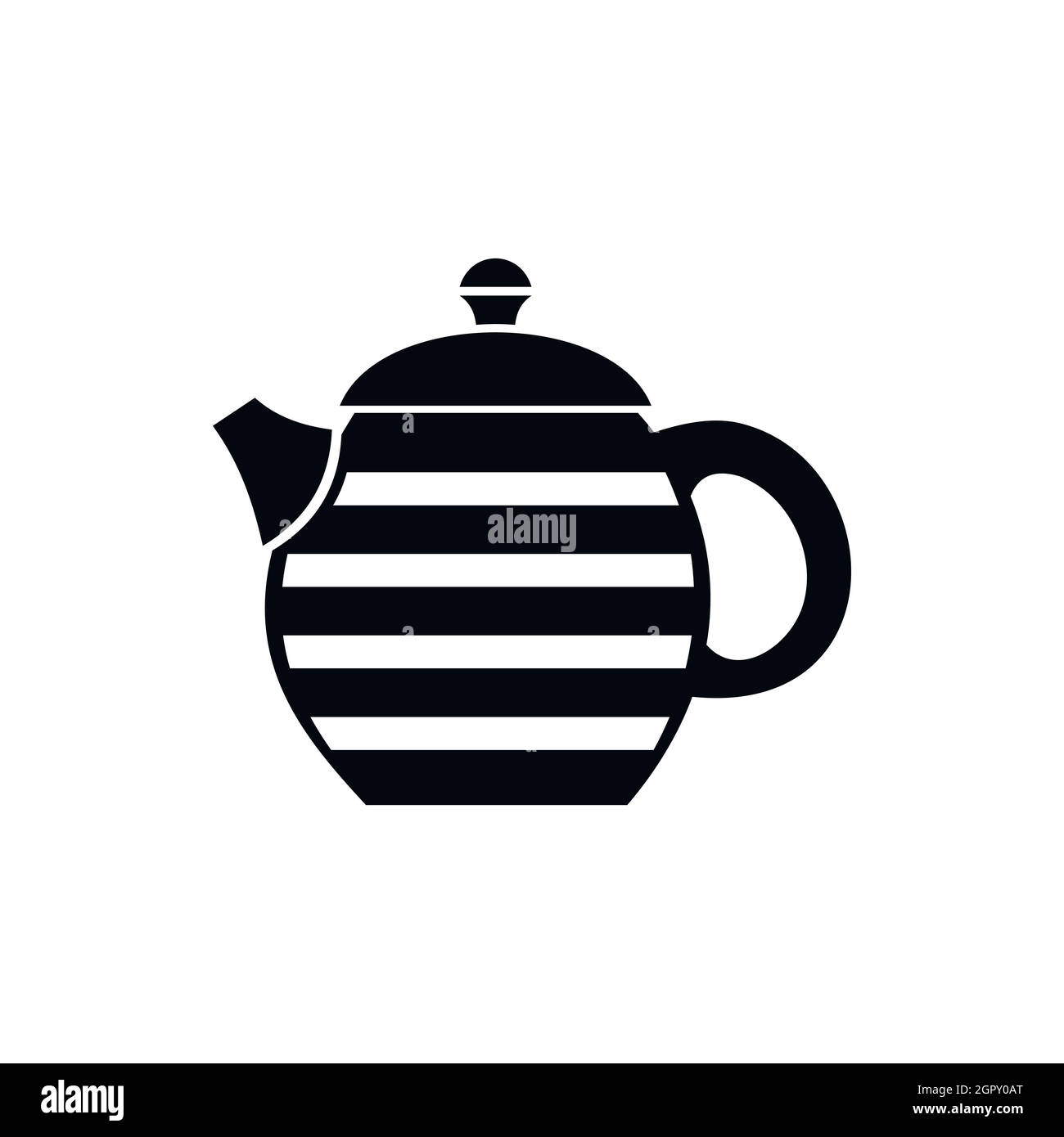 Kitchen teapot icon simple Cut Out Stock Images & Pictures - Alamy