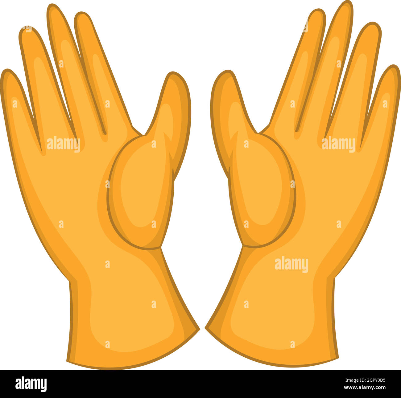 Rubber gloves icon, cartoon style Stock Vector Image & Art - Alamy