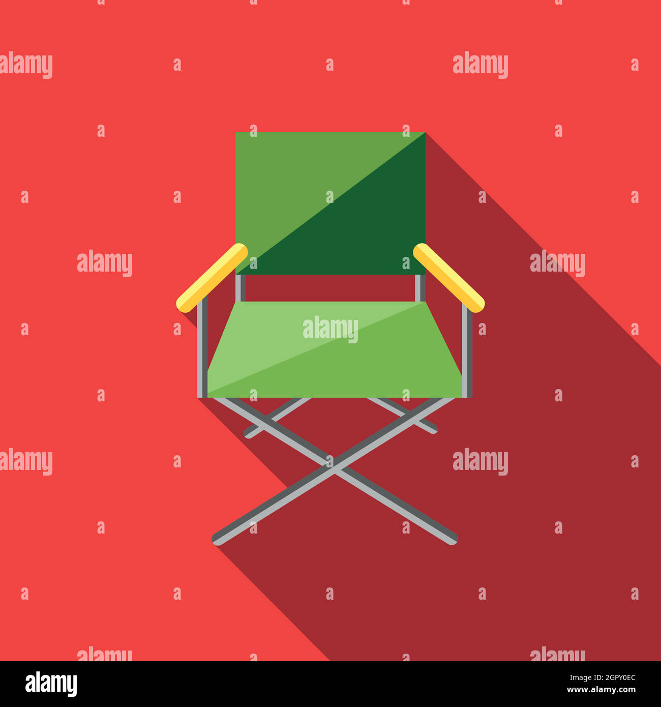 Cinema director chair icon, flat style Stock Vector Image & Art - Alamy