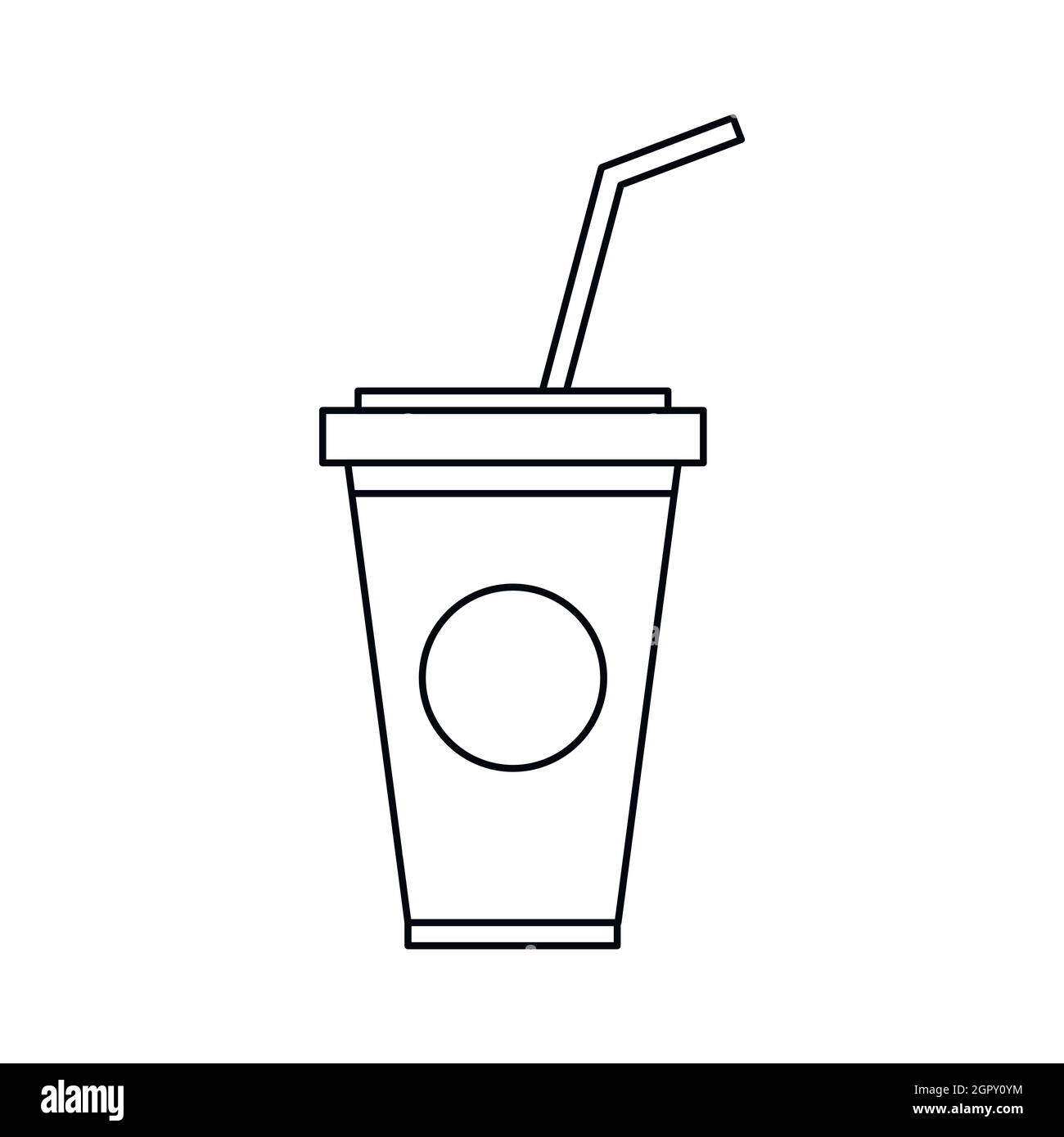 Soft drink in paper Stock Vector Images - Alamy