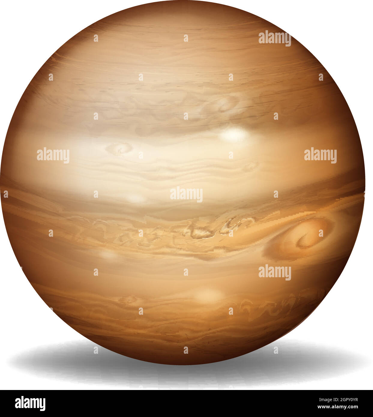 Easy Draw Jupiter The Planet