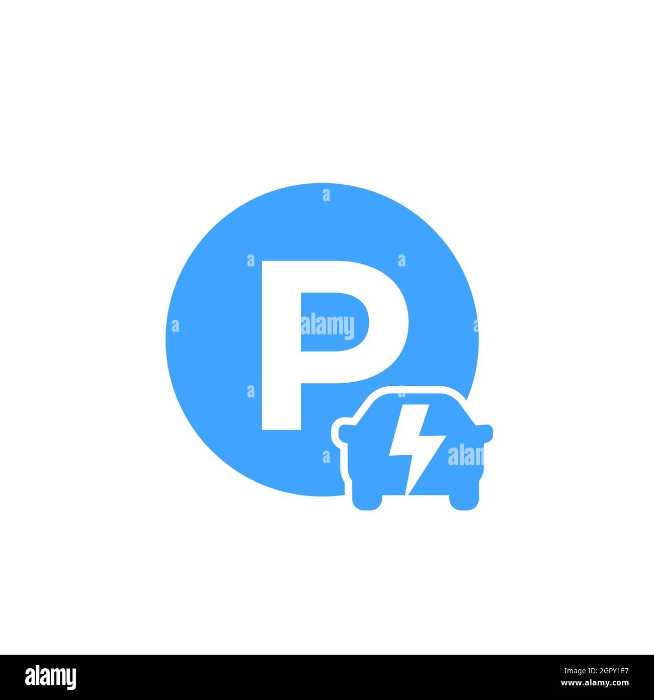 Electric cars charge station Stock Vector Images - Alamy