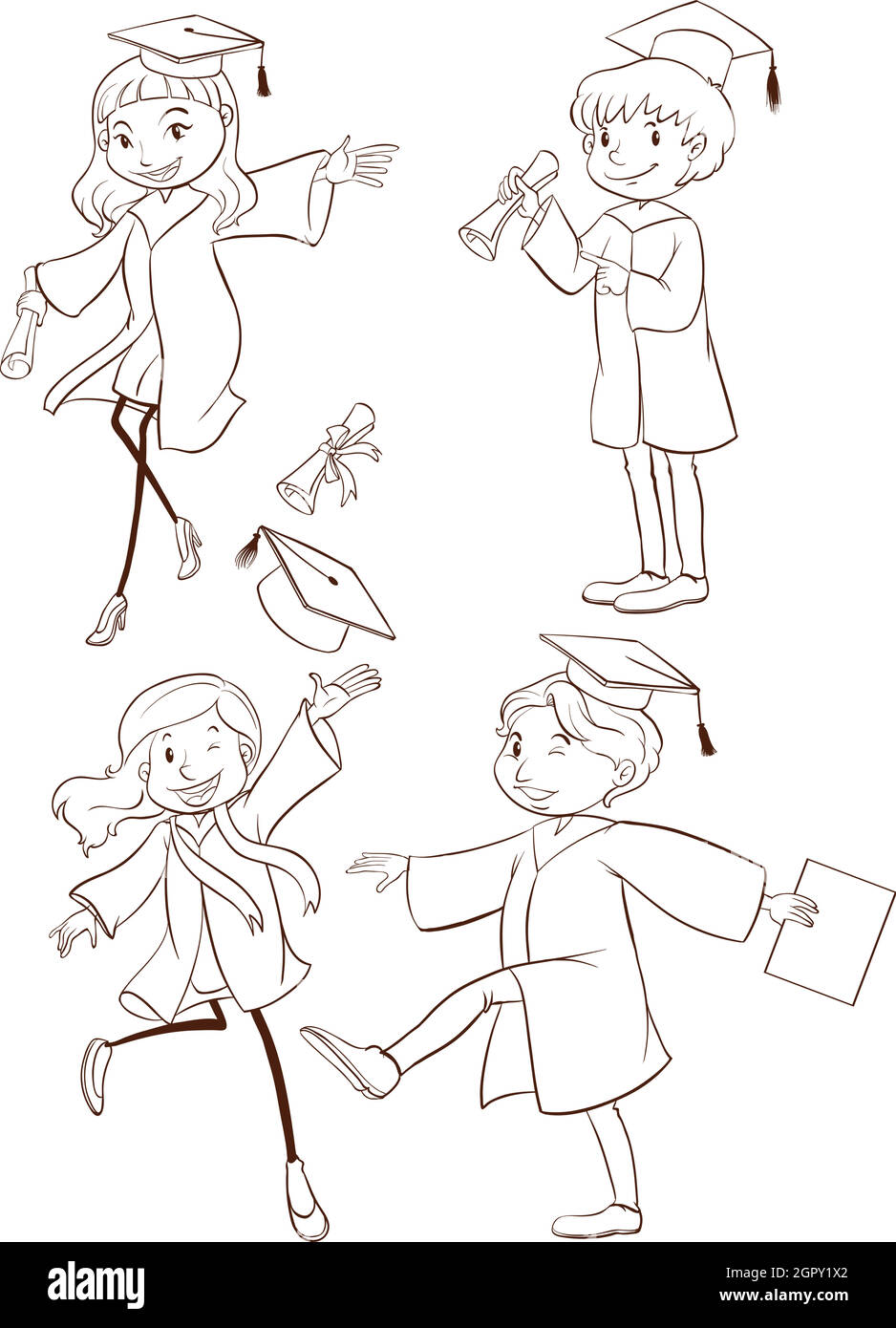 Graduation awards Cut Out Stock Images & Pictures - Alamy