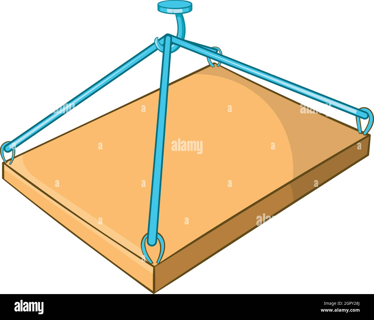 Construction crane isolated Stock Vector Images - Alamy