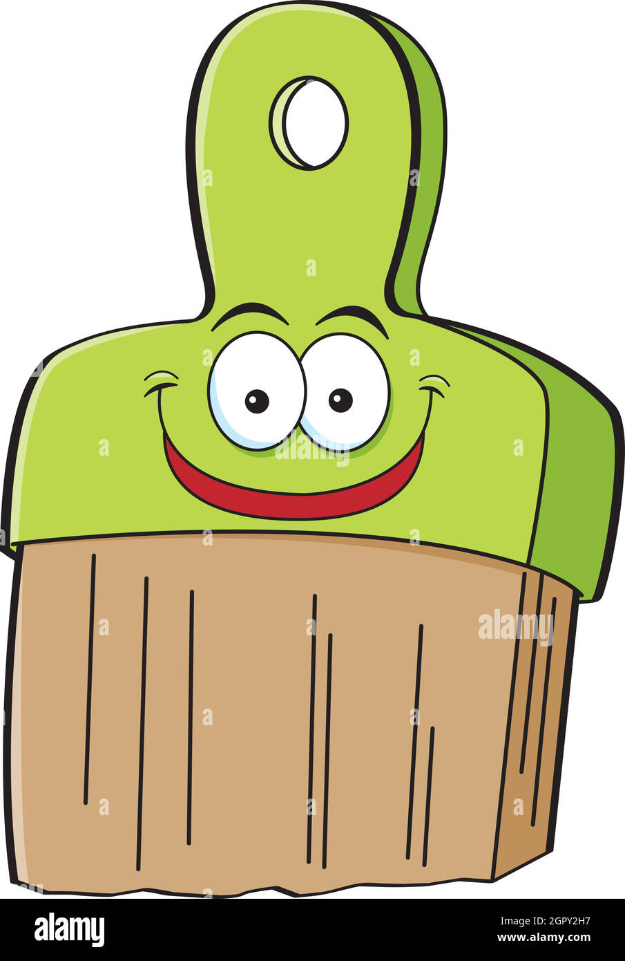 Cartoon illustration of a smiling paint brush Stock Vector Image & Art ...