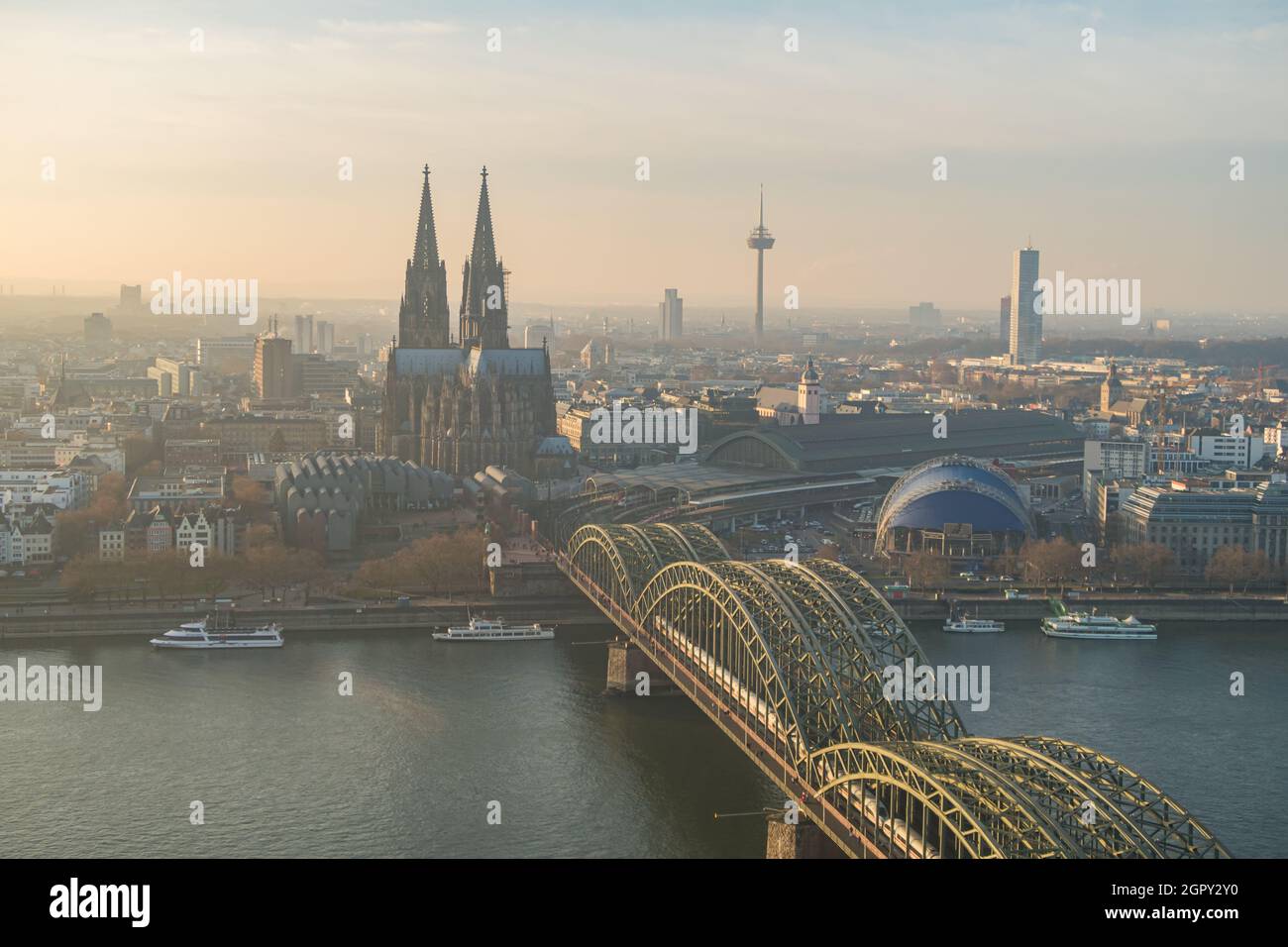 Aerial view of cologne hi-res stock photography and images - Alamy
