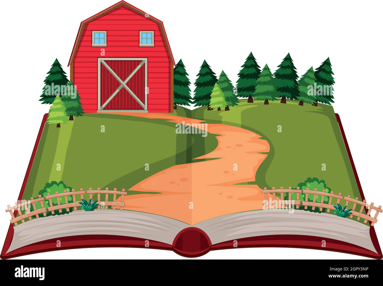 Book house vector Stock Vector Images - Alamy